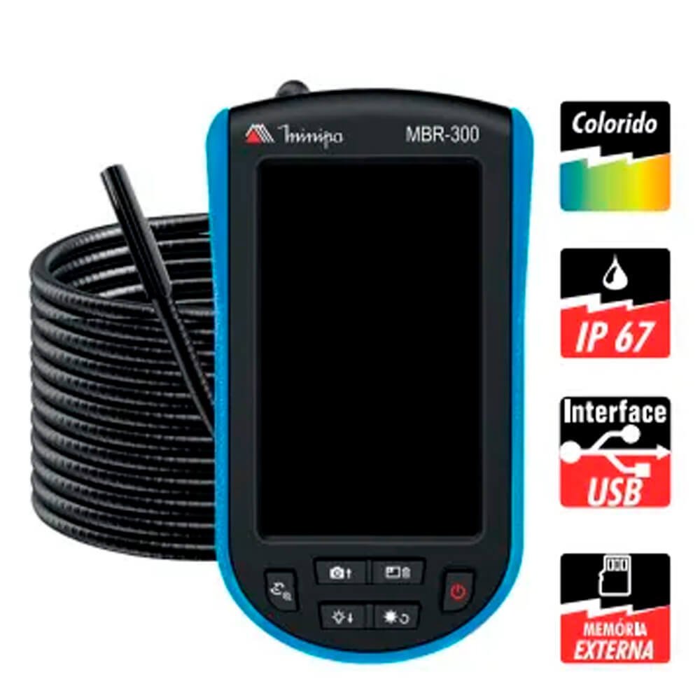 Boroscópio Digital Câmera de Inspeção MBR-300 - Minipa - Felap Máquinas ...