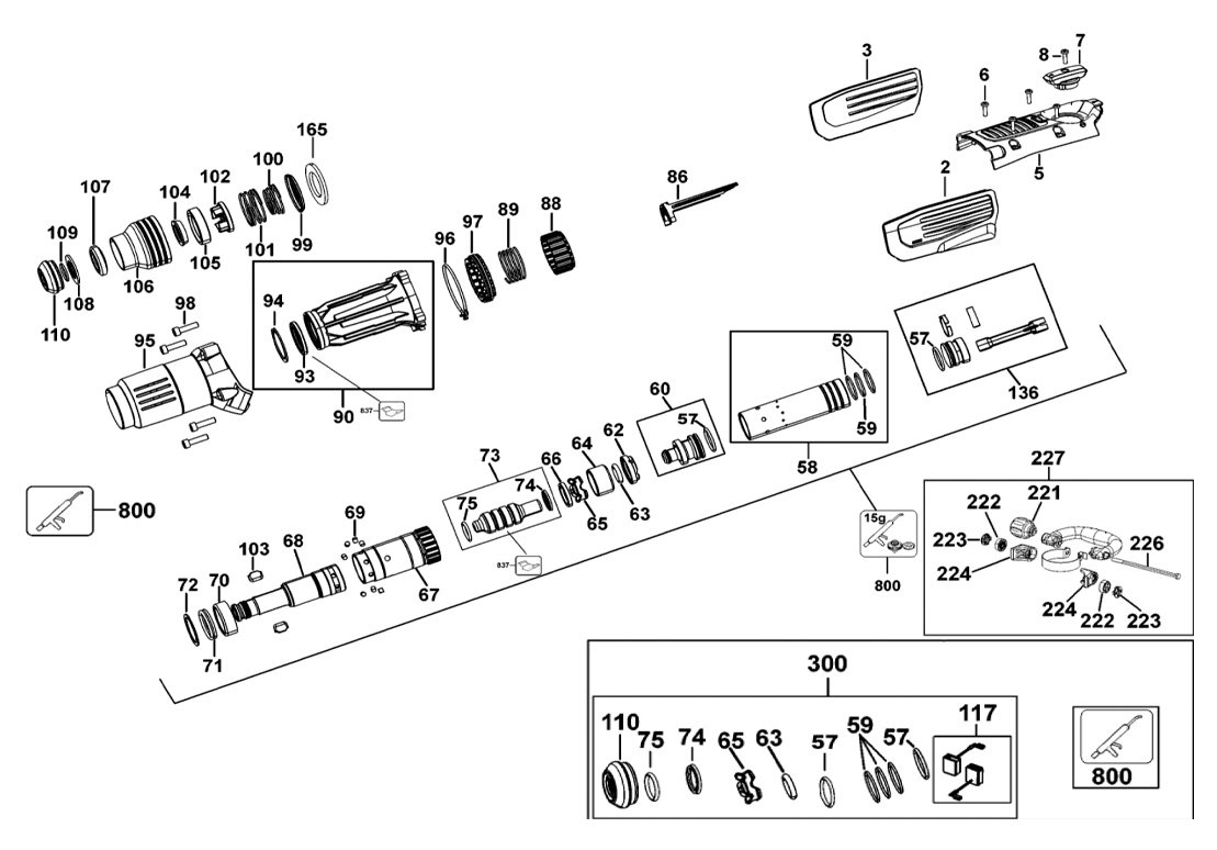Martelo Rompedor SDS MAX 10kg D25892-B2 TIPO 1 - Dewalt - Felap ...
